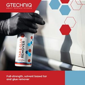 Gtechniq - W7 Tar and Glue Remover - Full Strength Solvent Based, Softens and Dissolves Adhesive, Safe to Use with Waxes, Coatings & Sealants (500ml)