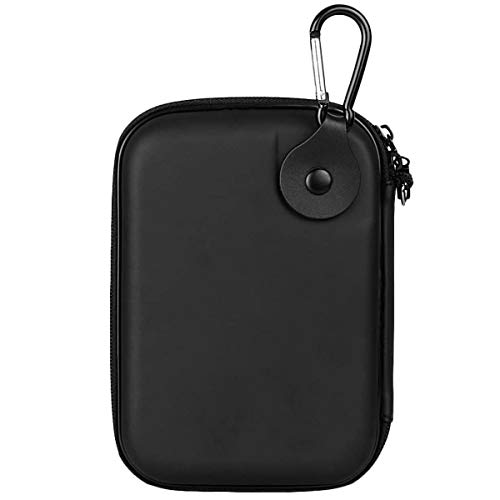 Lacdo Hard Drive Carrying Case for Seagate Portable Seagate One Touch Seagate Backup Plus Ultra Touch 1TB 2TB 3TB 4TB 5TB Portable External Hard Drive USB 3.0 2.5 Inch HDD Shockproof Travel Bag, Black