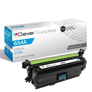 cs compatible toner cartridge replacement for hp 654a hp color laserjet enterprise m651dn m651n m651xh m651 m651 m651dn m651n m651xh m651 m651dn m651n m651xh cf331a cyan