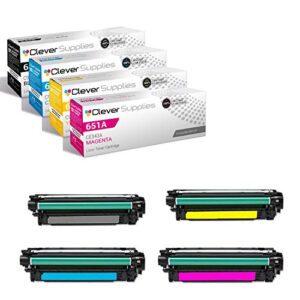 cs compatible toner cartridge replacement for hp 651a ce340a black ce341a cyan ce342a yellow ce343a magenta color laserjet mfp m775 mfp m775d enterprise 700 mfp m775dn m775f m775z m775z+ 4 color set