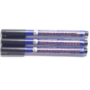 GM01 Black Fine Line, 3 pens per Pack (japan import) [Komainu-Dou Original Package]