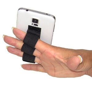 LAZY-HANDS 3-Loop Phone Grip - XL - Black