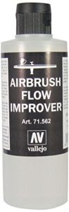 vallejo airbrush flow improver 200ml paint set