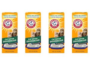 arm & hammer cat litter deodorizer-super size pack-30 oz pack of 4