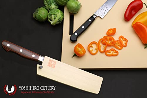 Yoshihiro Natural Magnolia Wood Saya Cover Blade Protector for Nakiri (165mm) 6.5in