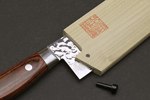 Yoshihiro Natural Magnolia Wood Saya Cover Blade Protector for Nakiri (165mm) 6.5in