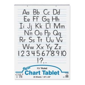 pacon corporation chart tablet 24x32 1-1/2 in ruled (set of 3)