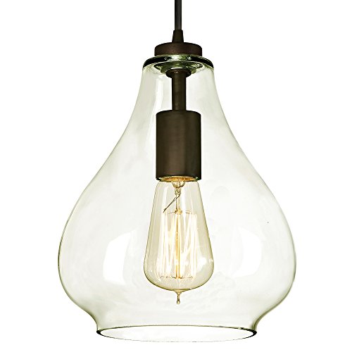 Westinghouse Lighting 6102600 Adjustable Mini Pendant, One-Light, Black