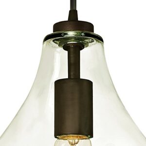 Westinghouse Lighting 6102600 Adjustable Mini Pendant, One-Light, Black