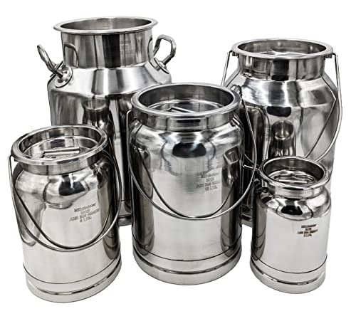 Stainless Steel Milk Can Totes (10 liter)