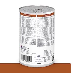 Hill's Prescription Diet k/d Kidney Care Chicken & Vegetable Stew Wet Dog Food, Veterinary Diet, 12.5 oz. Cans, 12-Pack