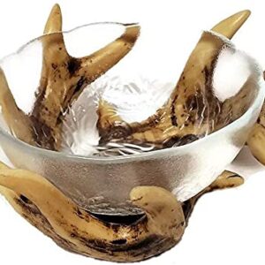 Antler Bowl with Glass Bowl