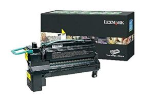 lexmark 24b6021 xs795dte xs798dte toner cartridge (yellow) in retail packaging