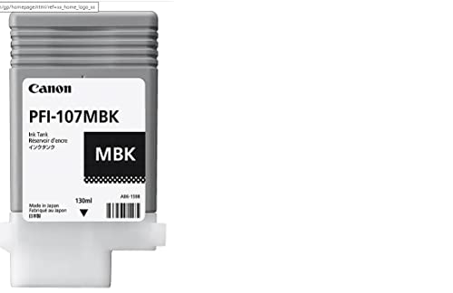 Canon PFI-107MBK Ink Matte black, 130ml, 6704B001 (Standard capacity)