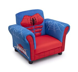 delta children figural upholstered chair, marvel spider-man (blue, red)