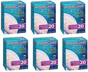 aquaclear 20-gallon biomax (6 pack)