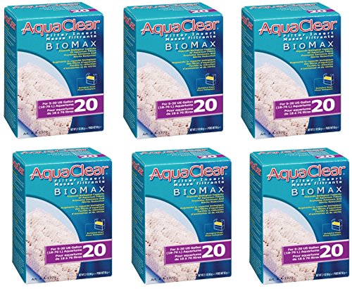 Aquaclear 20-gallon Biomax (6 Pack)