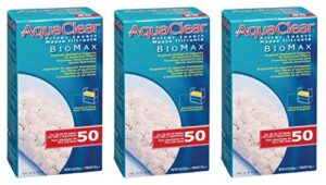 (3 pack) aquaclear 50-gallon biomax