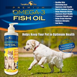 TerraMax Pro Liquid Omega-3 Fish Oil for Dogs and Cats, 16 Fl. Oz.