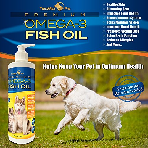 TerraMax Pro Liquid Omega-3 Fish Oil for Dogs and Cats, 16 Fl. Oz.