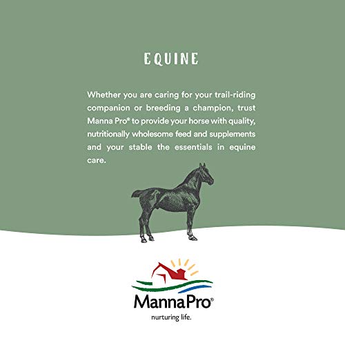 Manna Pro Weight Accelerator for Senior Horses | Made with Omega 3 Fatty Acids from Flaxseed | 8 Pounds