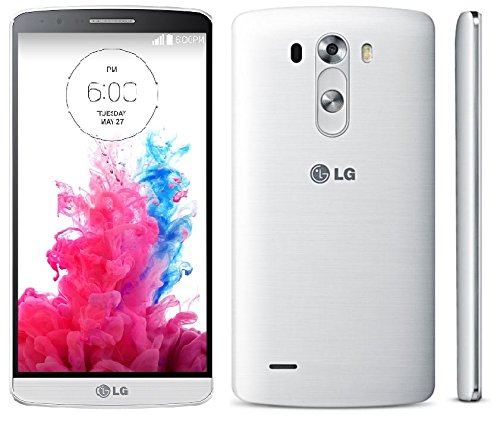 LG D850 32GB WHITE G3 D850 32GB Unlocked GSM 4G LTE Quad-HD 13MP Camera Smartphone - Silk White