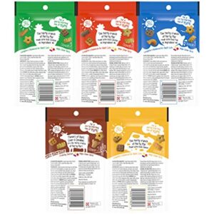 Friskies Party Mix Crunch Variety Pack (9 Flavors) - Wild West, Morning Munch, Mixed Grill, Picnic, Beachside, Cheezy Craze, Original, California Dreamin', and Meow Luau