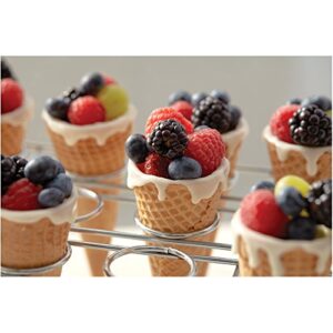 Wilton Cupcake Cones Baking Rack, 12-Cavity Ice Cream Cone Cupcakes Holder