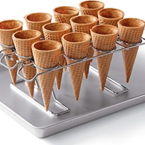 Wilton Cupcake Cones Baking Rack, 12-Cavity Ice Cream Cone Cupcakes Holder