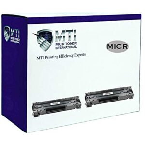 MICR Toner International Compatible MICR Cartridge Replacement for HP 78A CE278A LaserJet P1566 P1606 P1606dn M1536dnf (Black, 2-Pack)