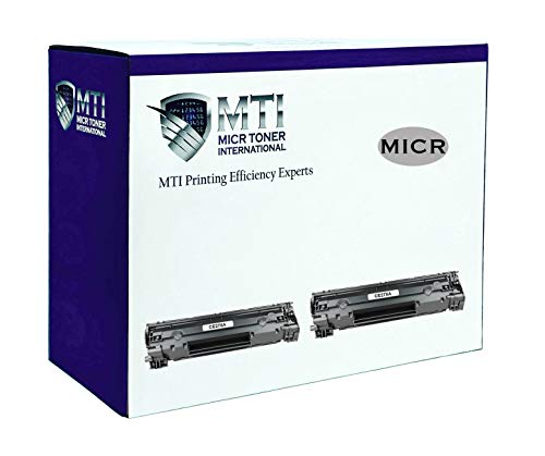 MICR Toner International Compatible MICR Cartridge Replacement for HP 78A CE278A LaserJet P1566 P1606 P1606dn M1536dnf (Black, 2-Pack)