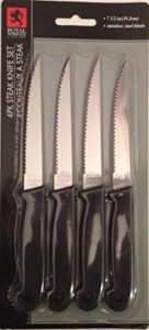 royal norfolk 4pk steak knife set