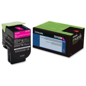 lexmark 70c1xm0 701xm - toner cartridge - extra high yield - magenta 1 pack in retail packing