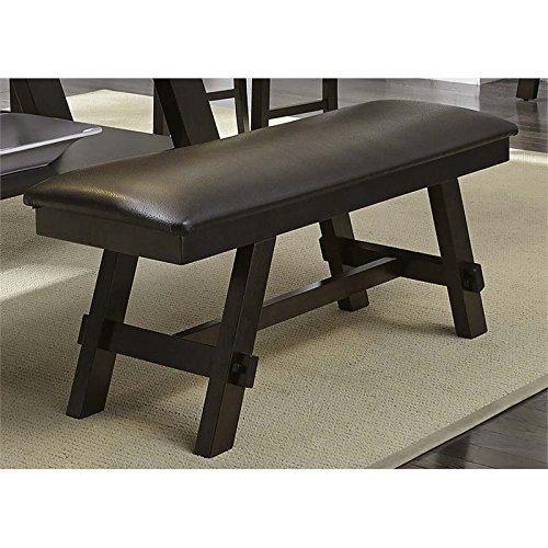 Liberty Furniture Industries Lawson Bench, 48" x 16" x 20", Light and Dark Espresso