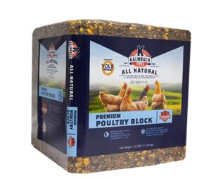 kalmbach feeds all natural poultry block, 25 lb