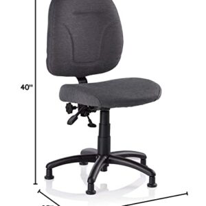 Reliable SewErgo 200SE Ergonomic Task Chair Made in Canada with Adjustable Back Sewing Chair, Height Adjustable, Contoured Cushion, 250Lb Capacity