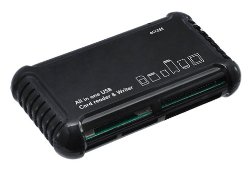 High Speed All-in-1 Memory Card Reader/Writer for SD/SDHC, Micro SD, CF, XD, MS/Pro & Duo Cards