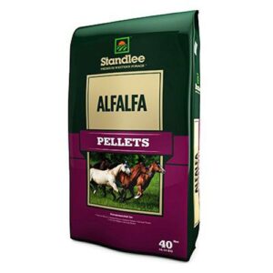 standlee hay company 1175-30101-0-0 premium alfalfa pellet, 40 lb, red