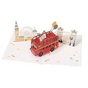 gakken sta:ful happy birthday laser cut london pop up greeting card