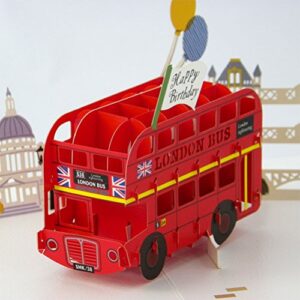 Gakken Sta:Ful Happy Birthday Laser Cut London Pop Up Greeting Card