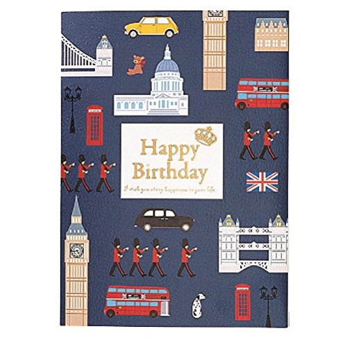 Gakken Sta:Ful Happy Birthday Laser Cut London Pop Up Greeting Card