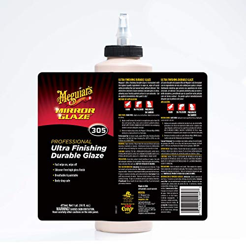 Meguiar's Meguiar’s M30516 Mirror Glaze Ultra Finishing Durable Glaze, 16 Fluid Ounces