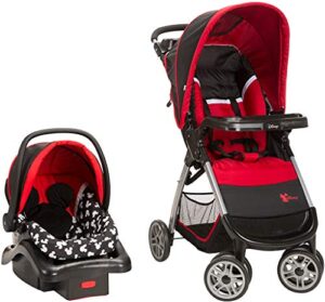 disney amble quad travel system, mickey silhouette