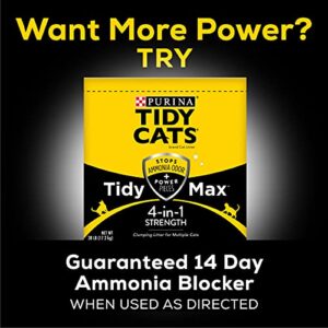 Purina Tidy Cats Clumping Cat Litter, 4-in-1 Strength Multi Cat Litter - (2) 20 lb. Jugs