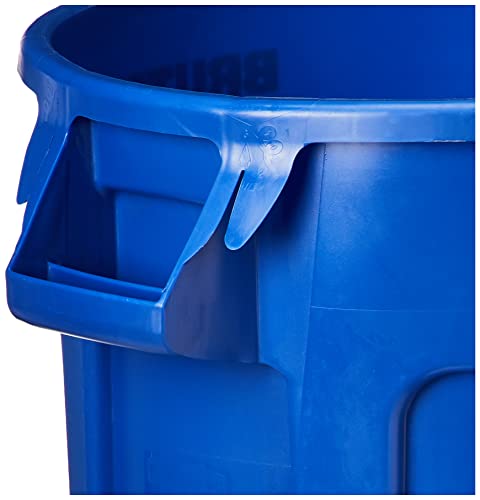 Rubbermaid Commercial Products FG263200BLUE-V Brute Container with Venting Channels, 32 gal, Blue