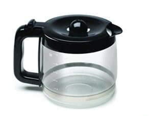 capresso glass with black accents 12 cup replacement carafe for coffeeteam pro