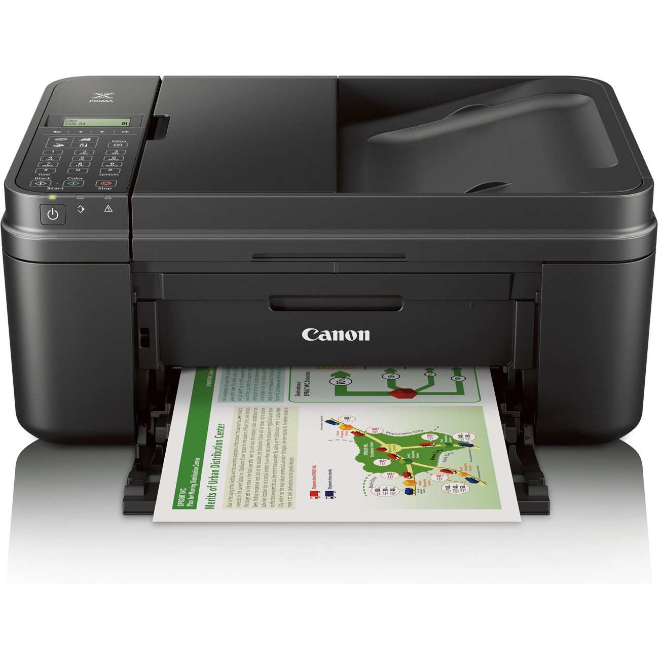 Canon MX492 Black Wireless All-in-One Small Printer with Mobile or Tablet Printing, Airprint and Google Cloud Print Compatible