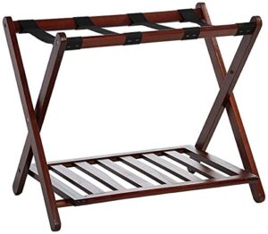 casual home luggage rack, walnut, solid wood