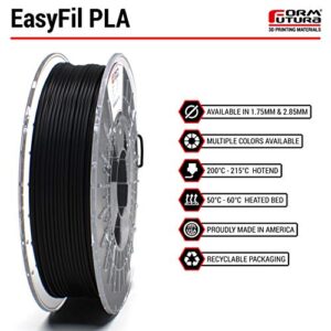 FORMFUTURA - EasyFil, PLA 3D Printer Filament, 1.75mm, 0.75 kg, Red