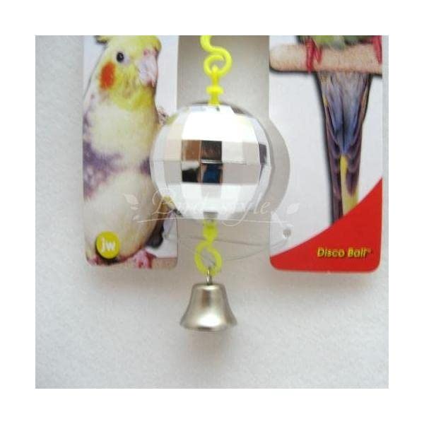 JW Pet Activitoys Disco Ball Bird Toy [Set of 3]